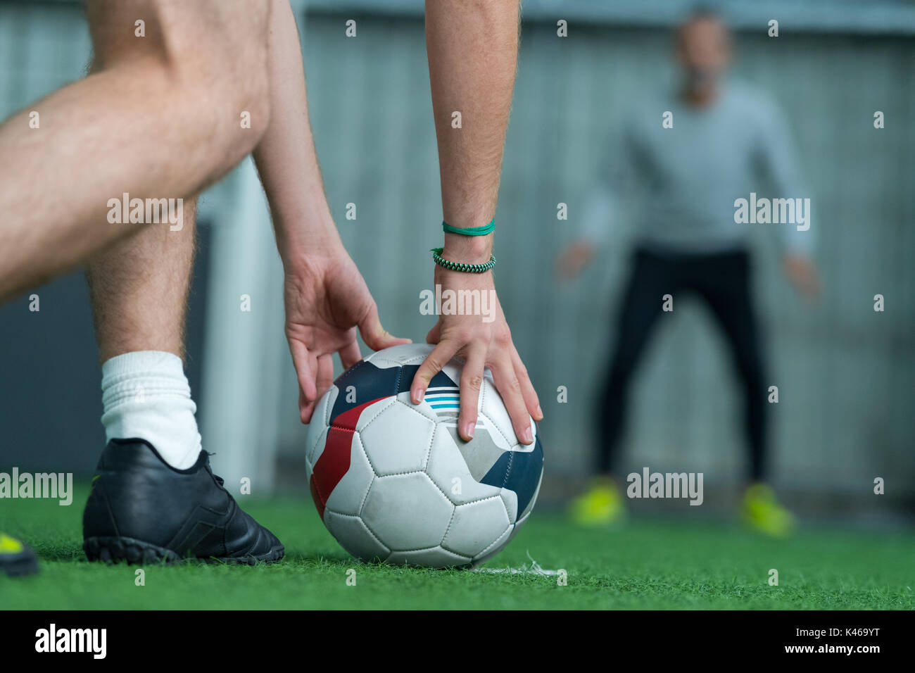 Soccer player getting ready hi-res stock photography and images - Alamy