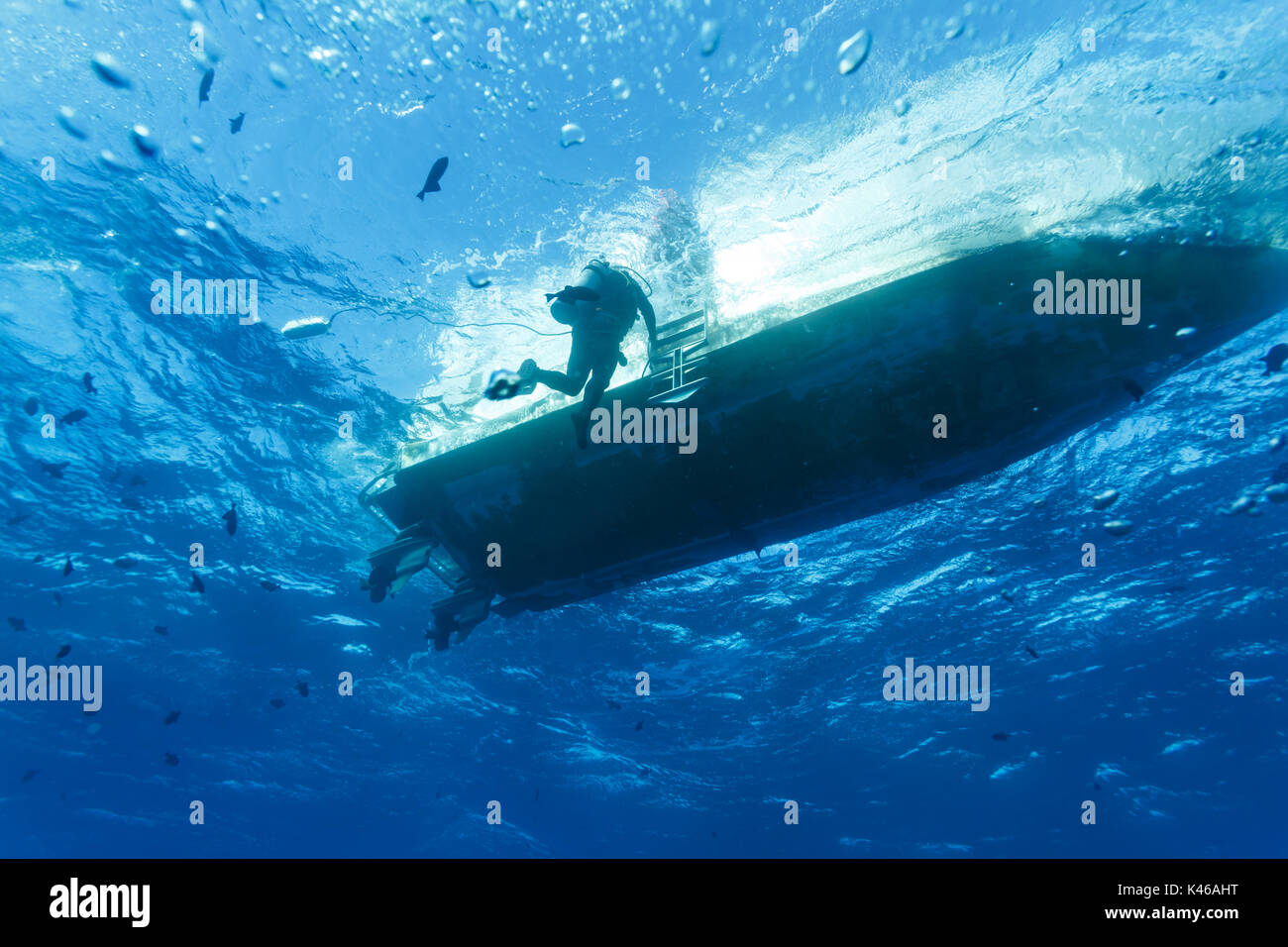 Scuba diving boat hi-res stock photography and images - Alamy