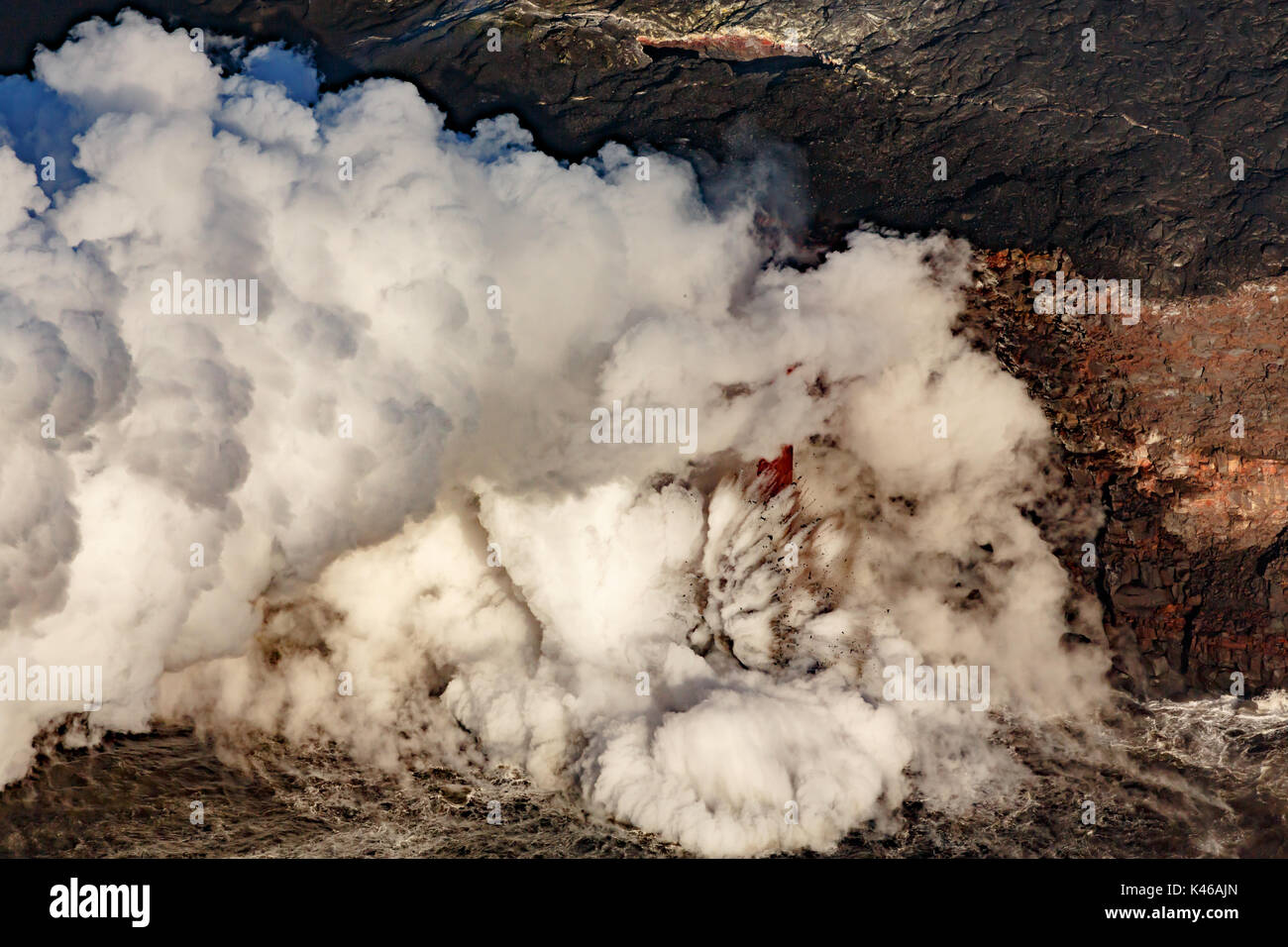 Lava spewing volcano hi-res stock photography and images - Alamy