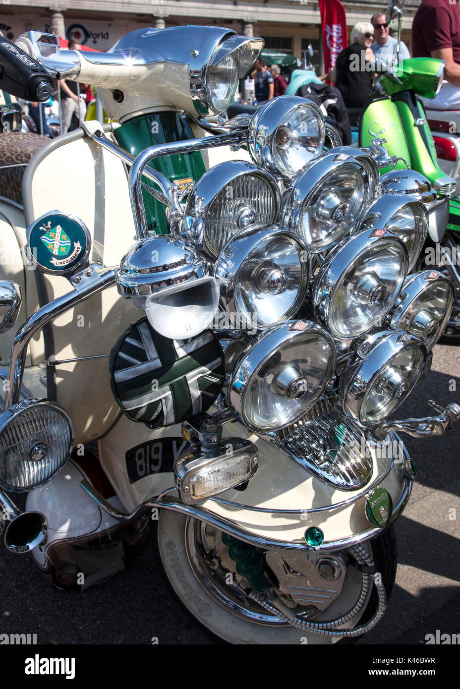 Mods youth culture scooters hi-res stock photography and images - Alamy