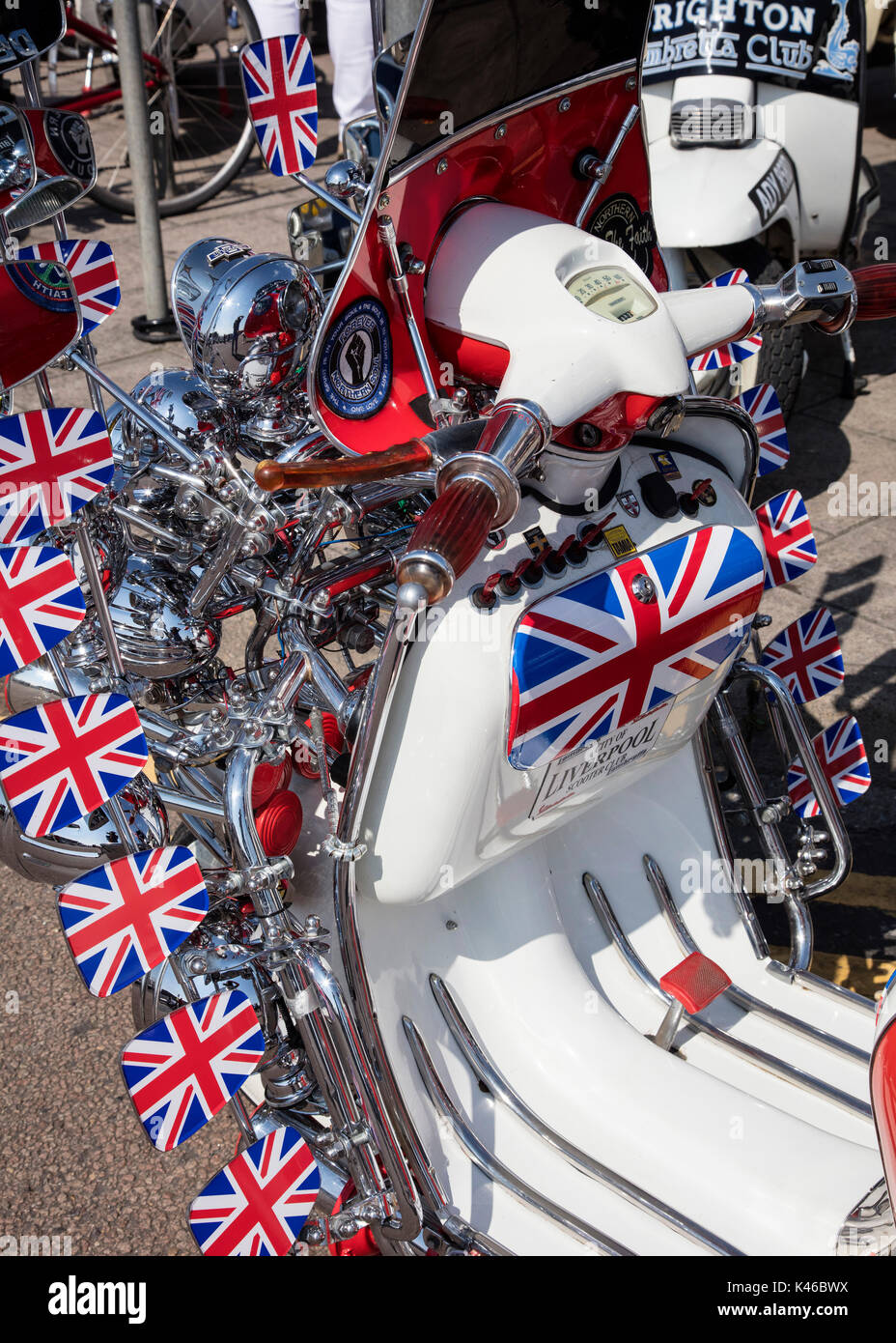 1960s mod scooters hi-res stock photography and images - Alamy