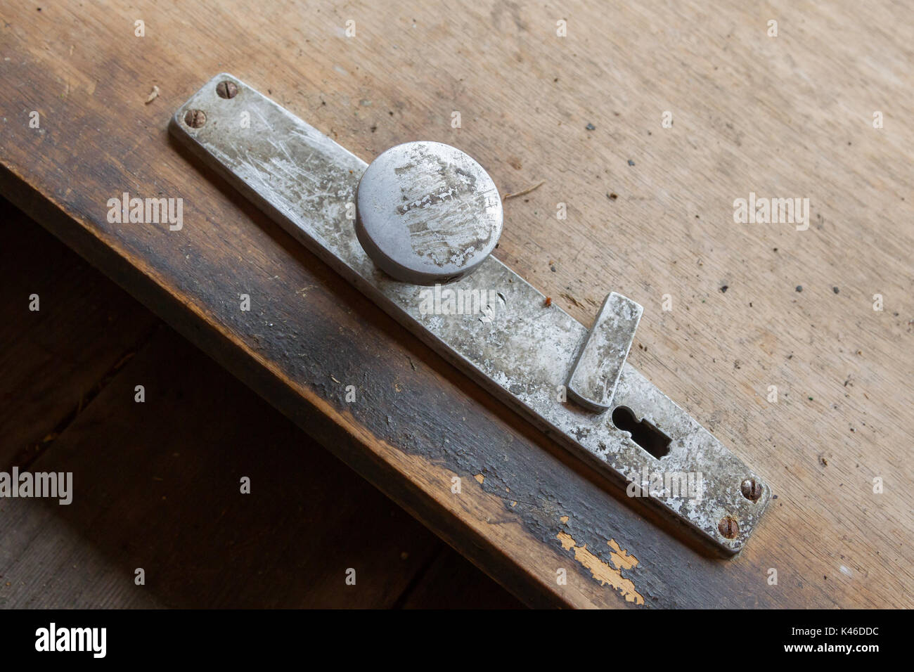 Rust old wrought iron door bolt hi-res stock photography and images - Alamy