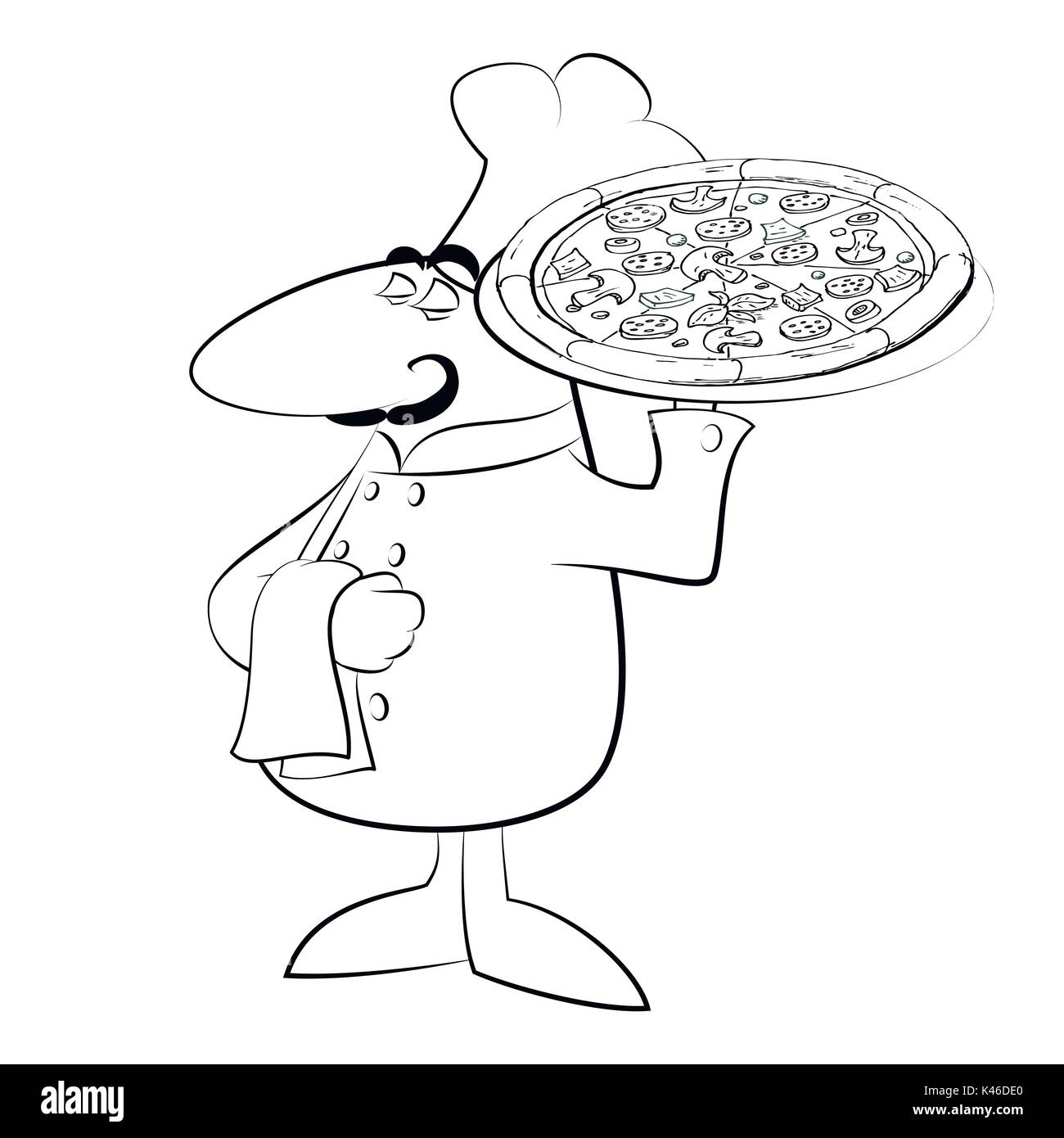 Chef cartoon hi-res stock photography and images - Alamy