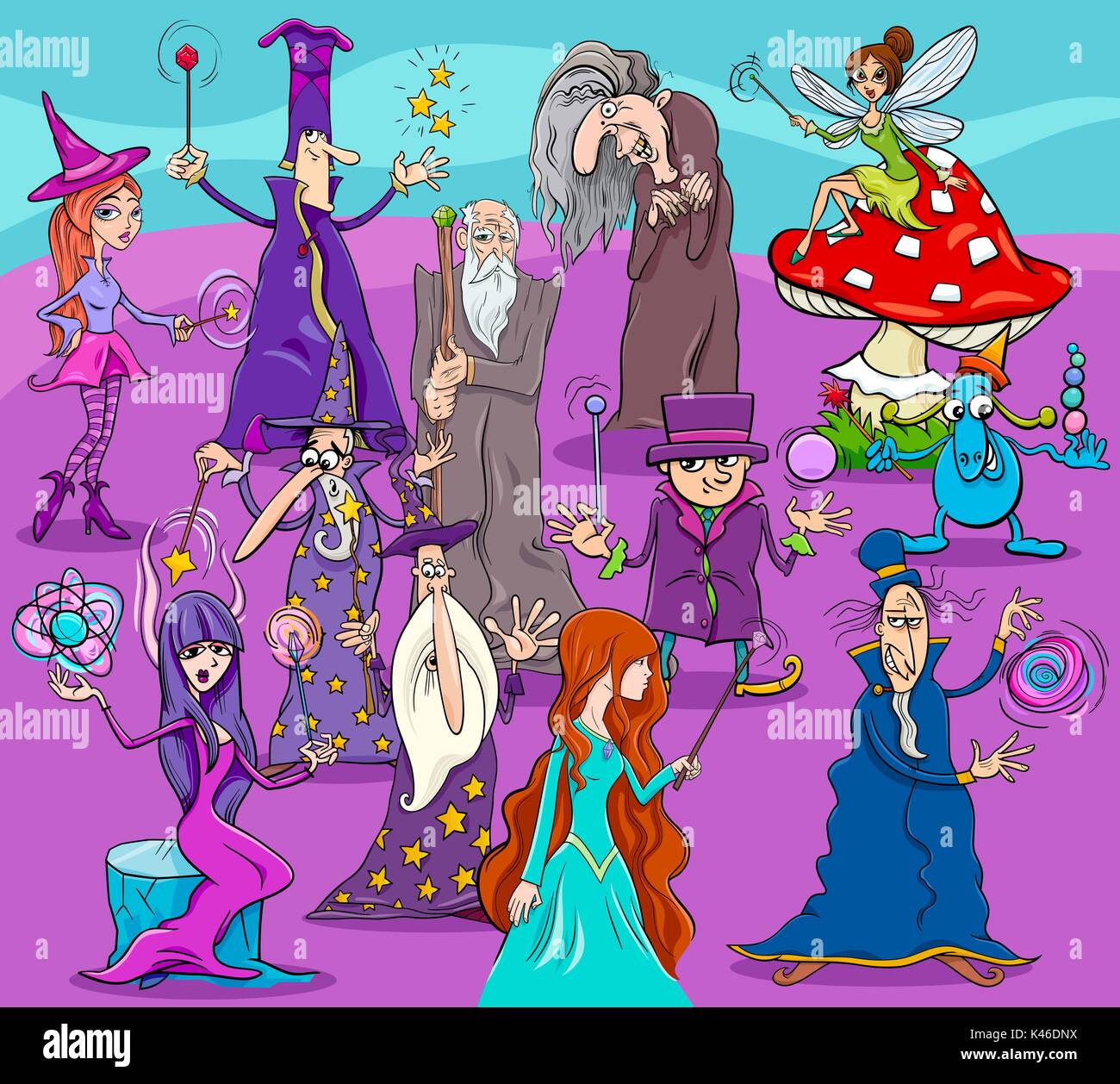 Cartoon alien woman hi-res stock photography and images - Alamy