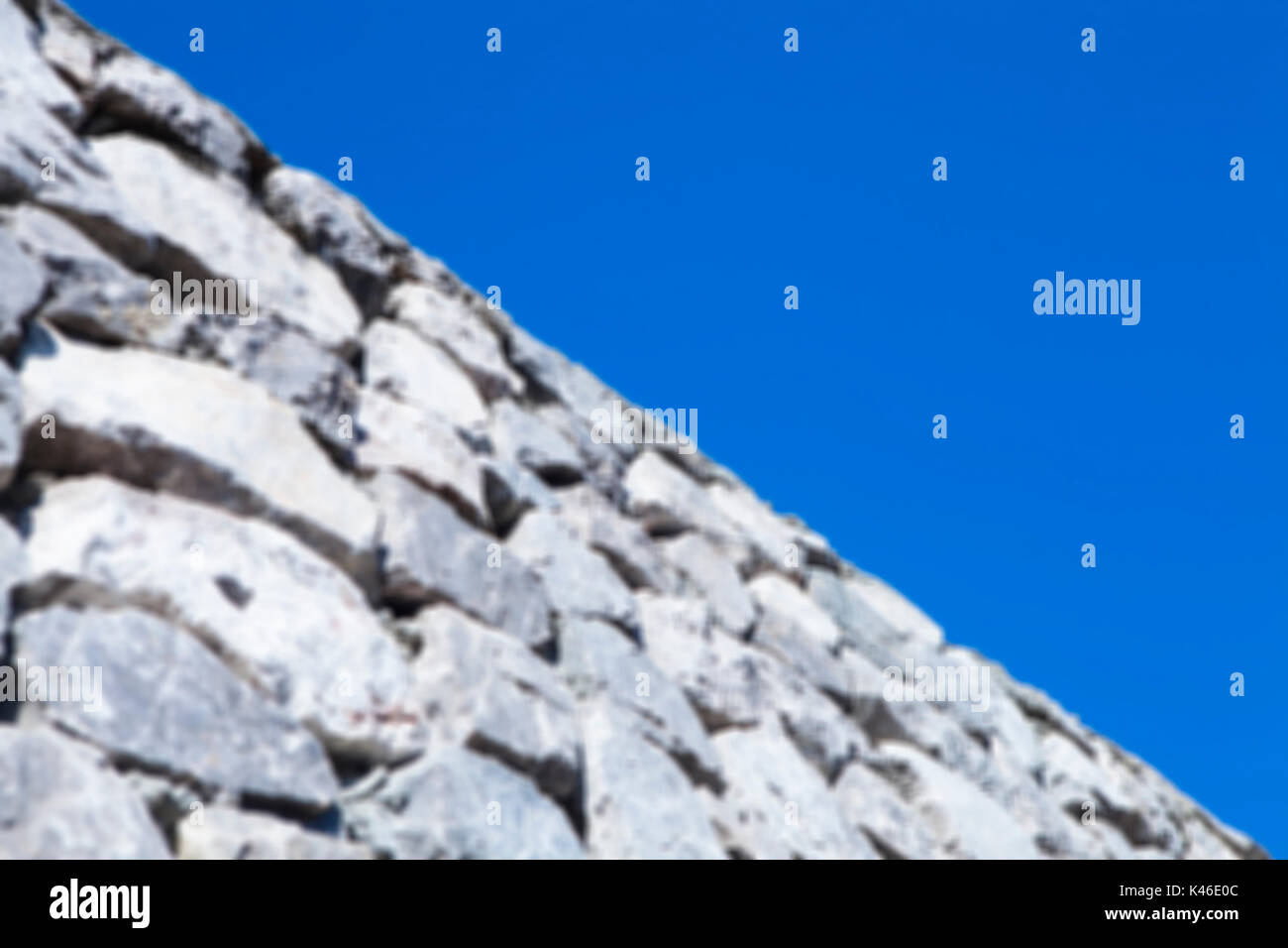 stone walls and the sky Stock Photo - Alamy