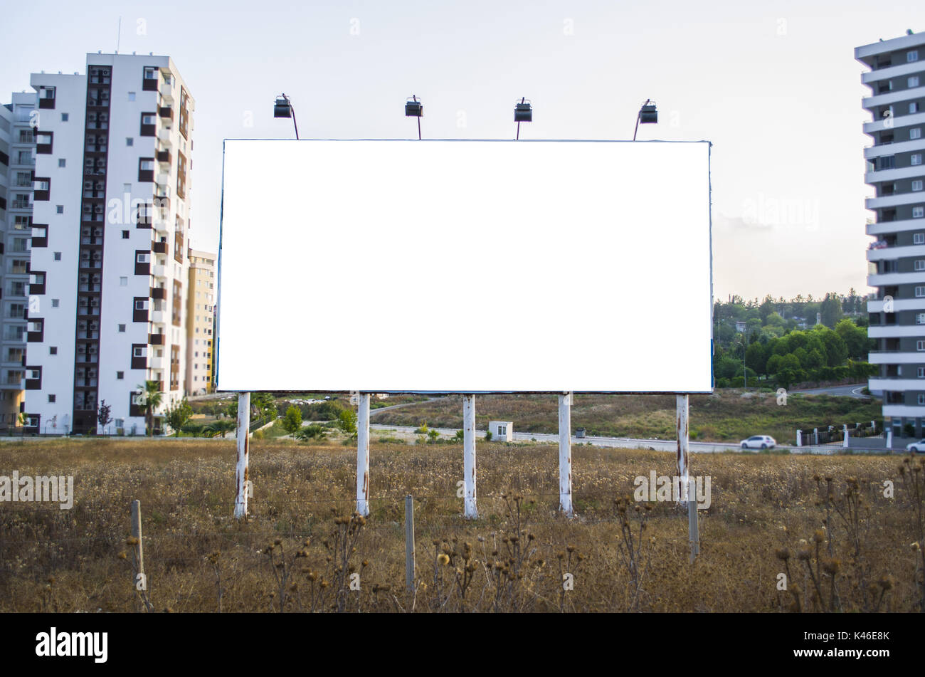 Outdoor advertising billboard Stock Photo - Alamy