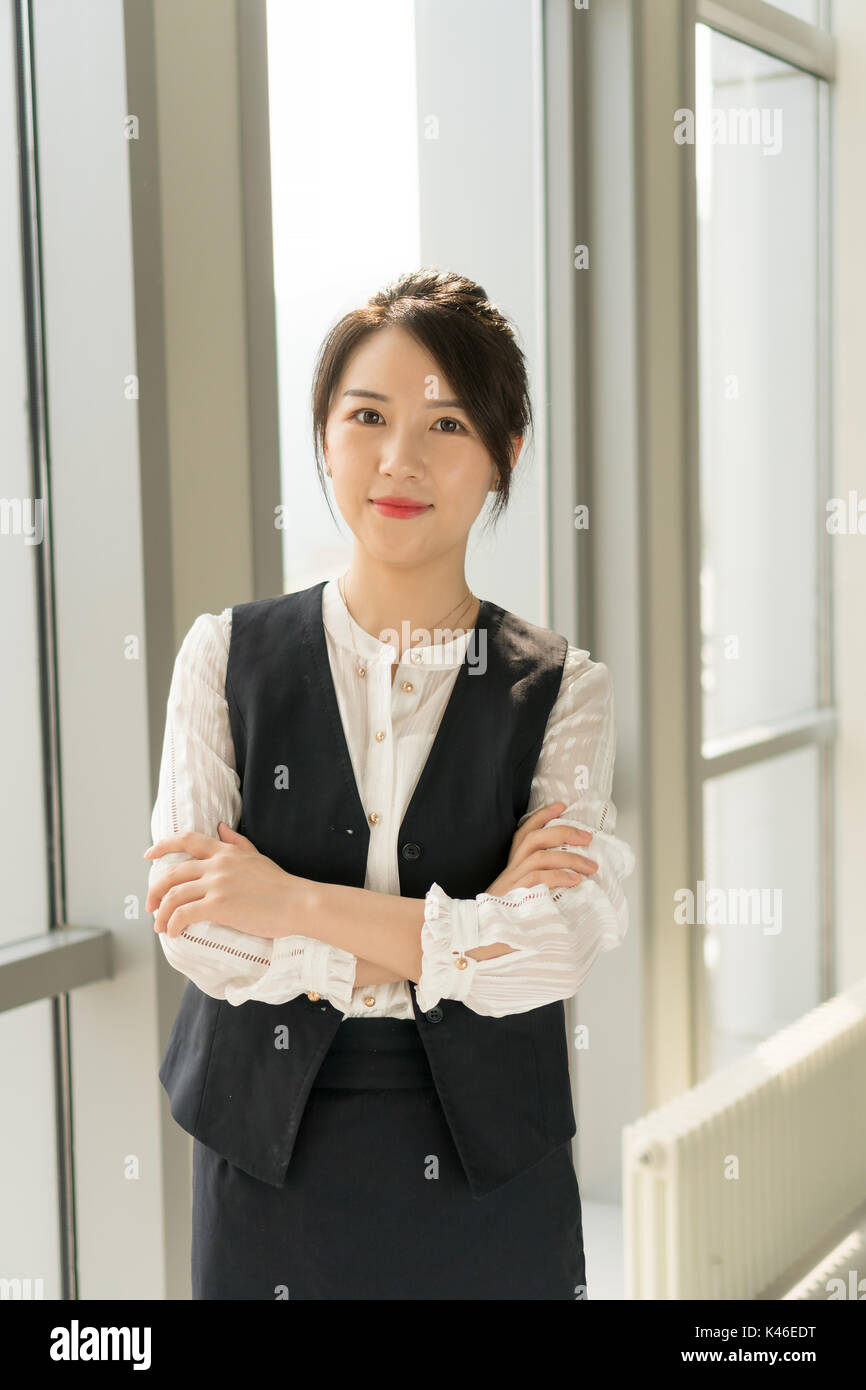 Businesswoman office door hi-res stock photography and images - Alamy