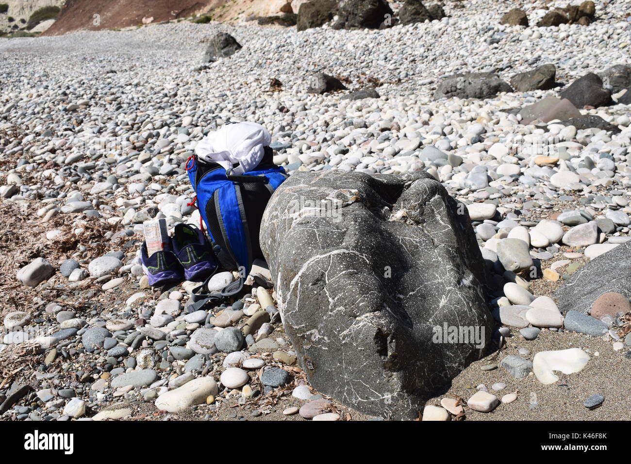 Stopover on a beach Stock Photo - Alamy