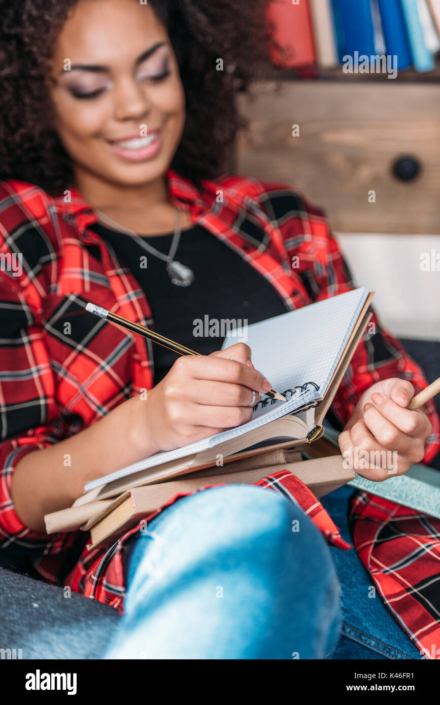 African american student studying hi-res stock photography and images ...