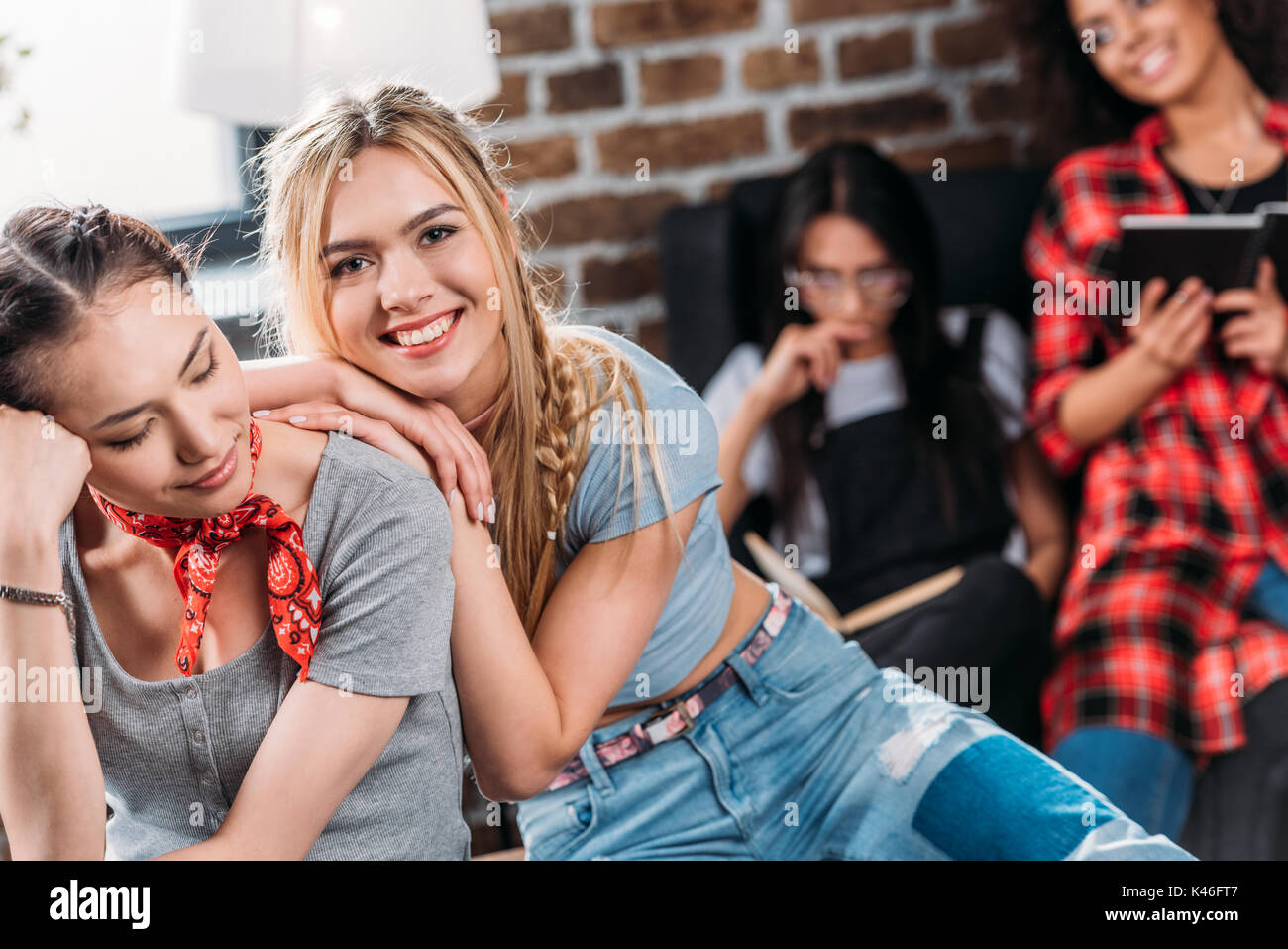 Women having fun together hi-res stock photography and images - Alamy