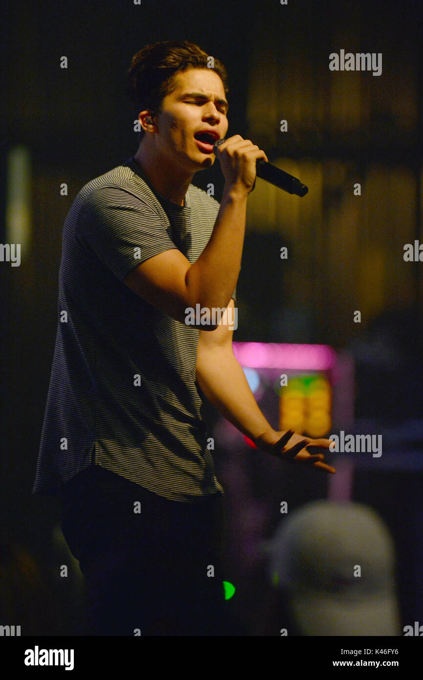Alex Aiono performs during 'The De-Tour' at The Fillmore Miami Beach ...