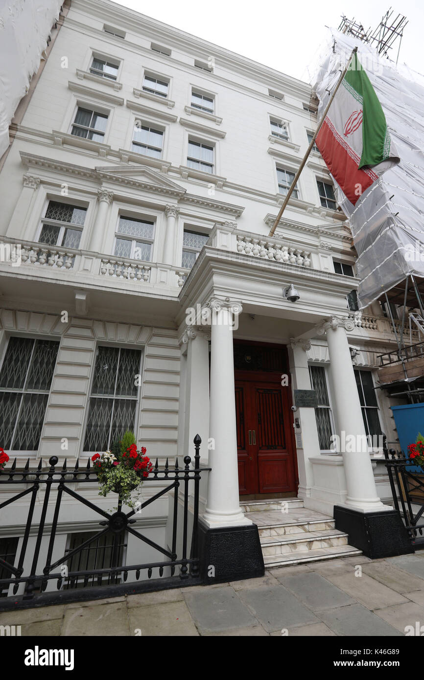 General view of the Iranian embassy in London Stock Photo - Alamy