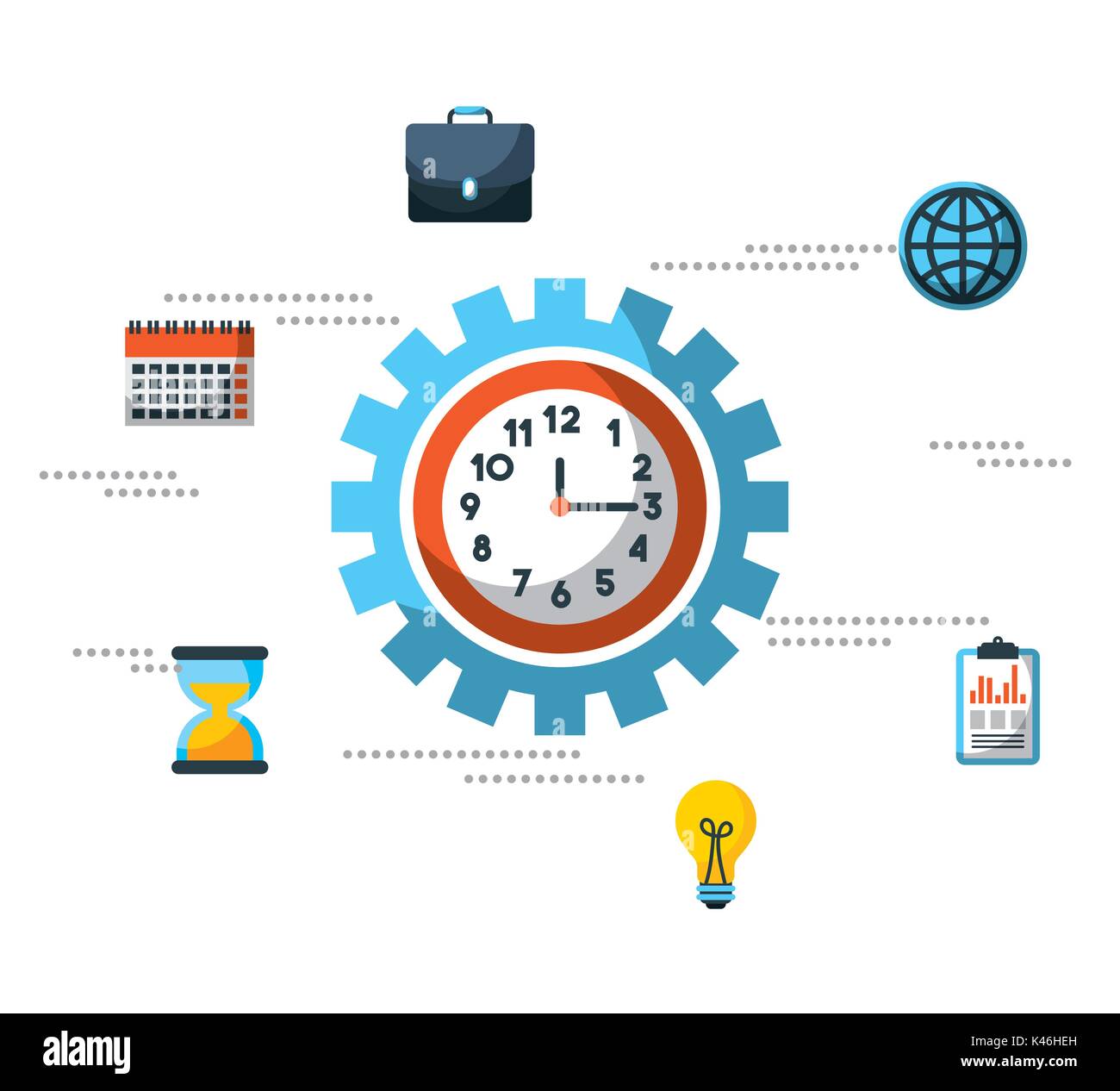 Collaboration and coordination Stock Vector Images - Alamy