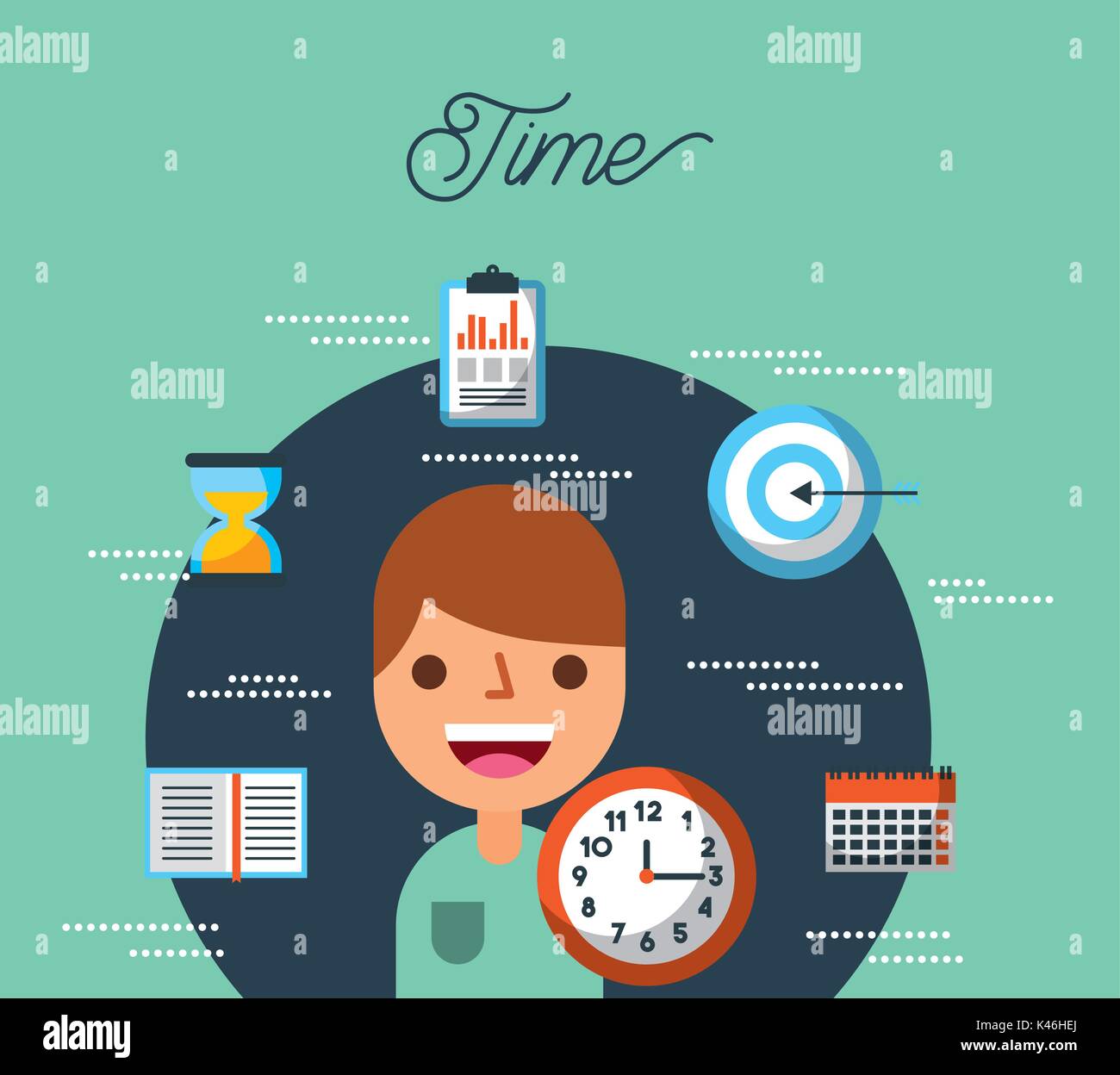 business people time work plan stratregy Stock Vector Image & Art - Alamy