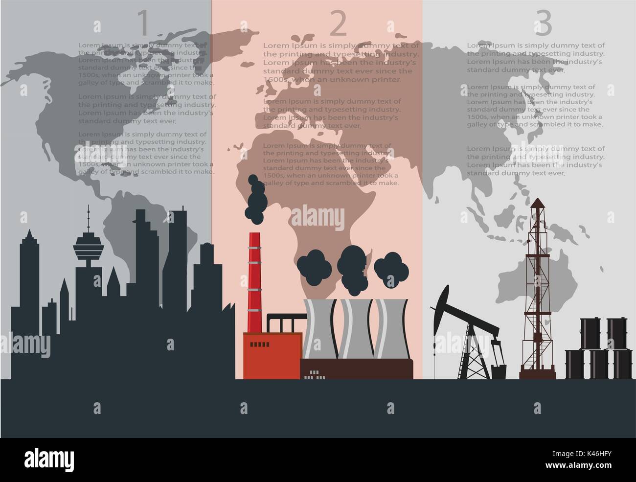 Oil extraction map Stock Vector Images - Alamy