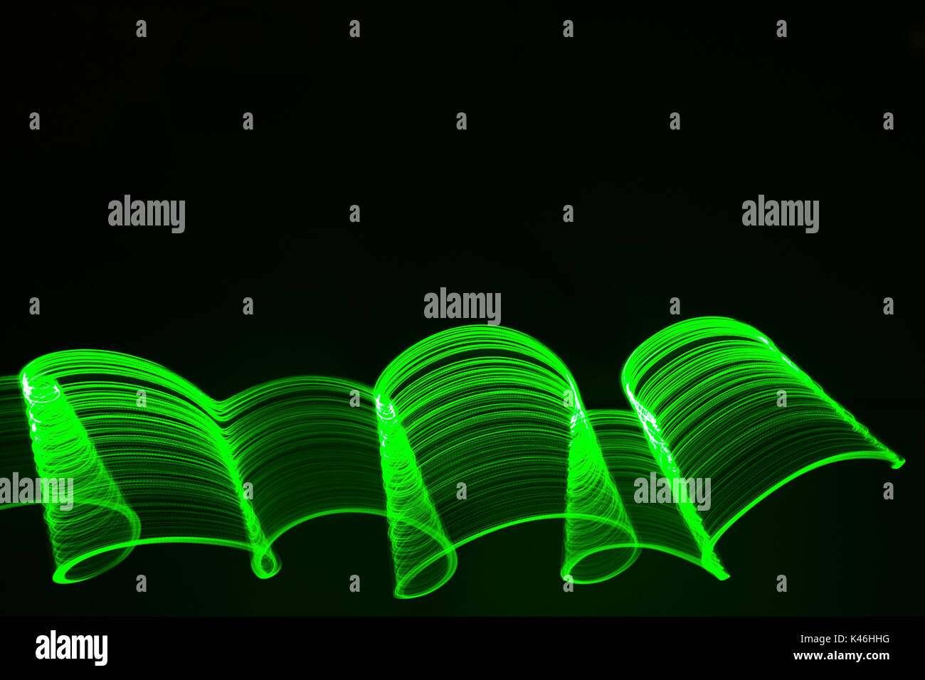 light effects and color lines with light painting technique Stock Photo ...