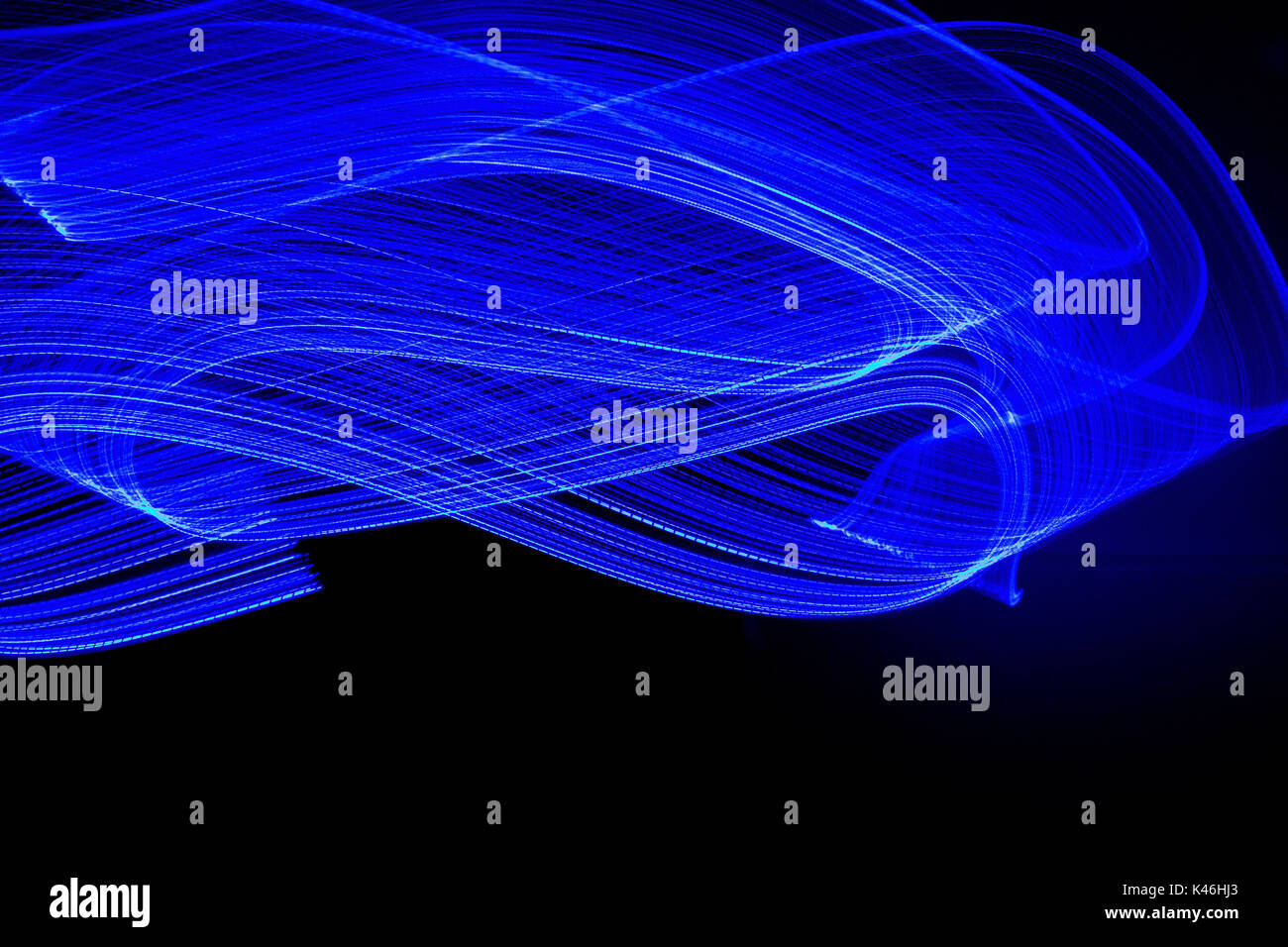 light effects and color lines with light painting technique Stock Photo ...