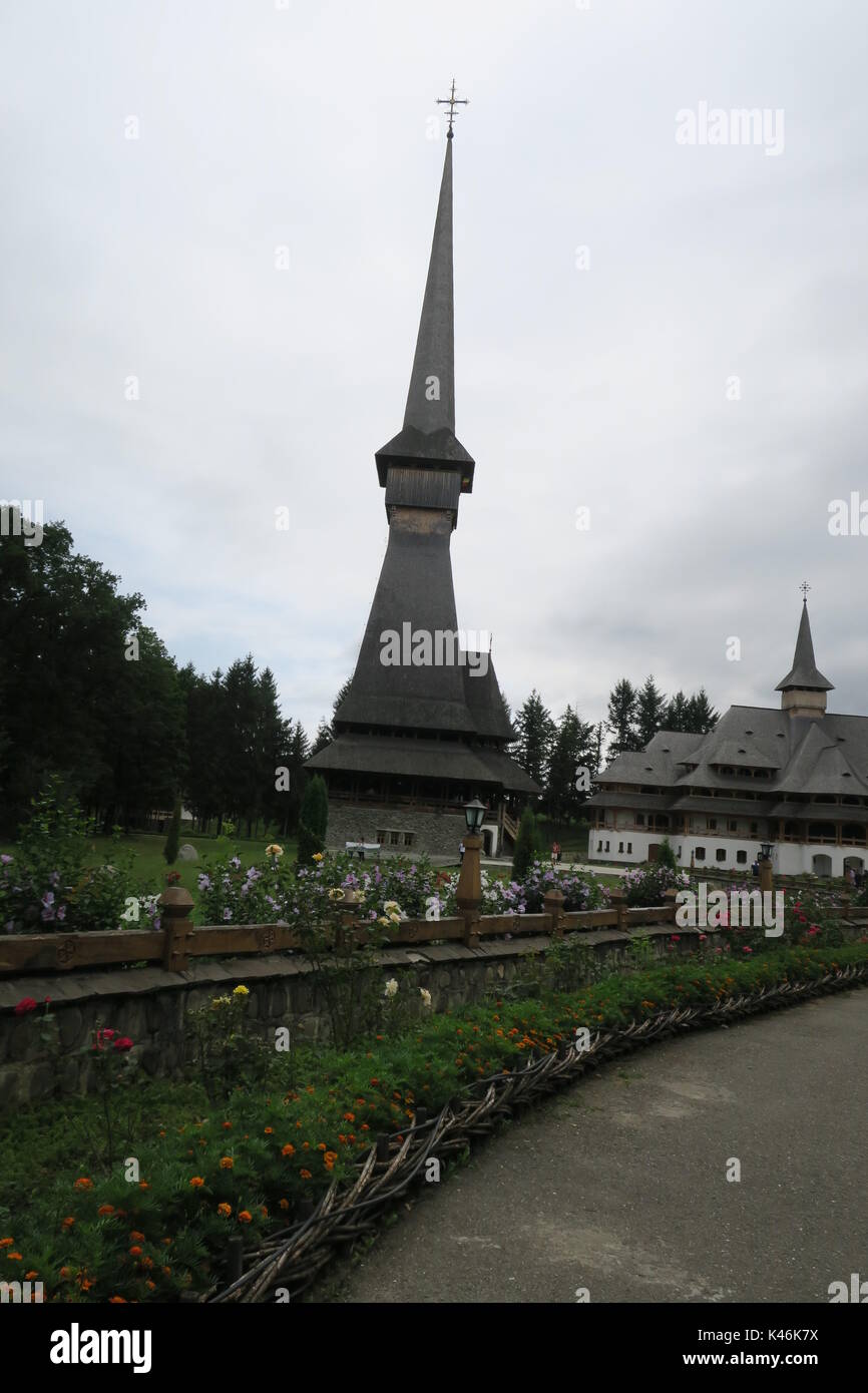 Peri Monastery, world's highest wooden structure, Sapanta, Romania ...