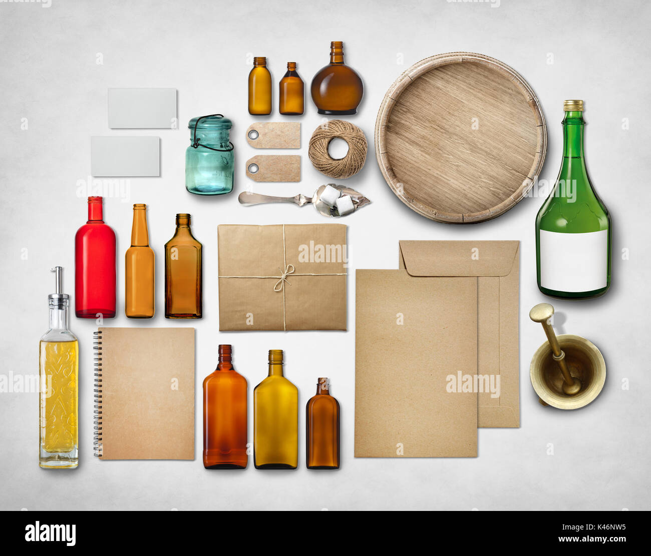 Brand Identity Collection Marketing Advertising Artwork Stock Photo - Alamy