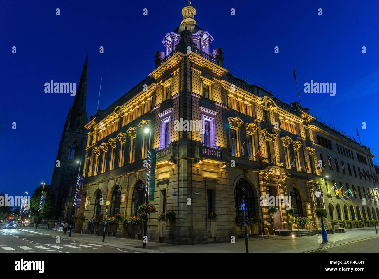 PERTH, UNITED KINGDOM - AUGUST 10, 2017 - View of a building in the ...