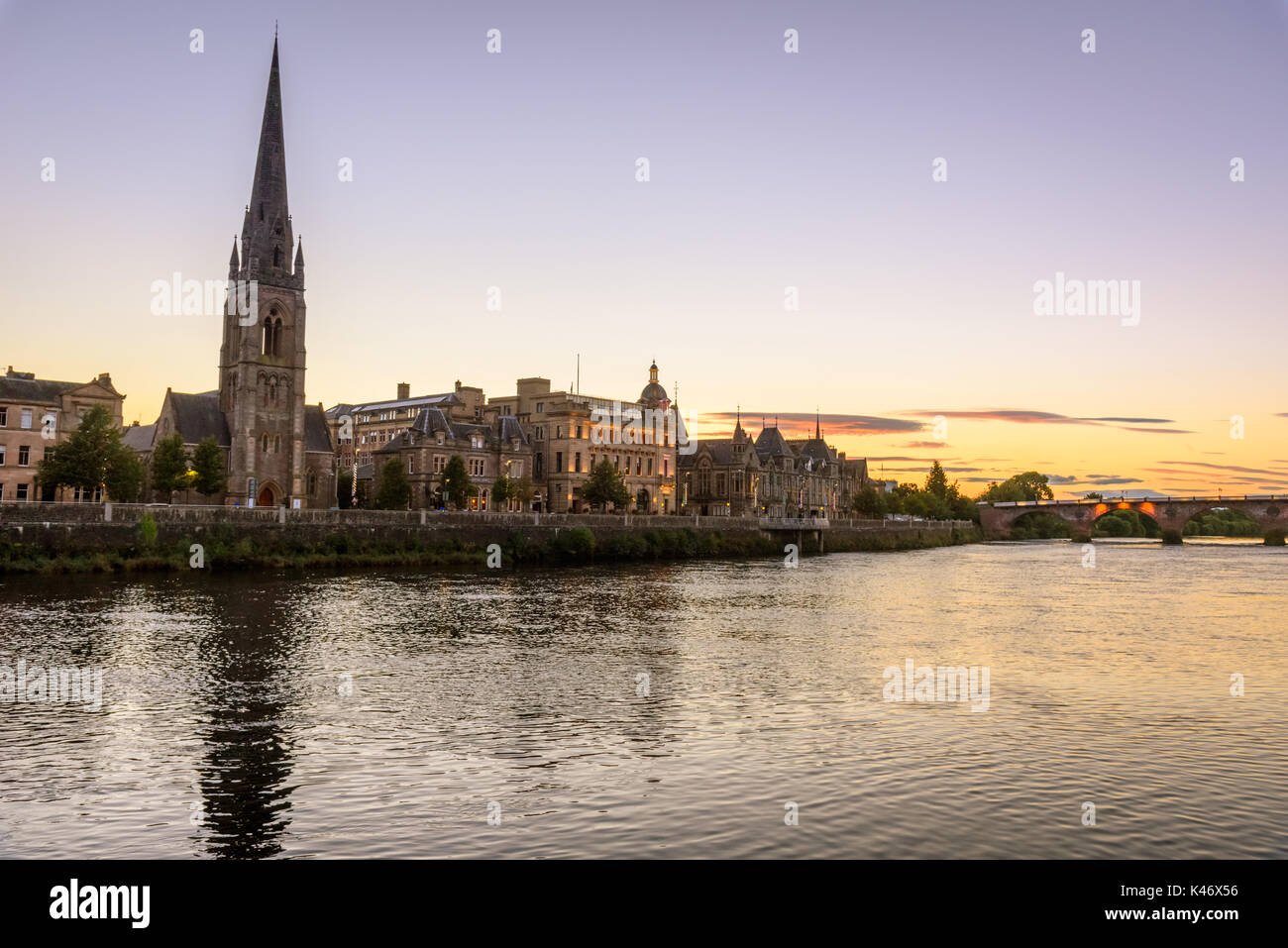 Perth scotland city centre hi-res stock photography and images - Alamy