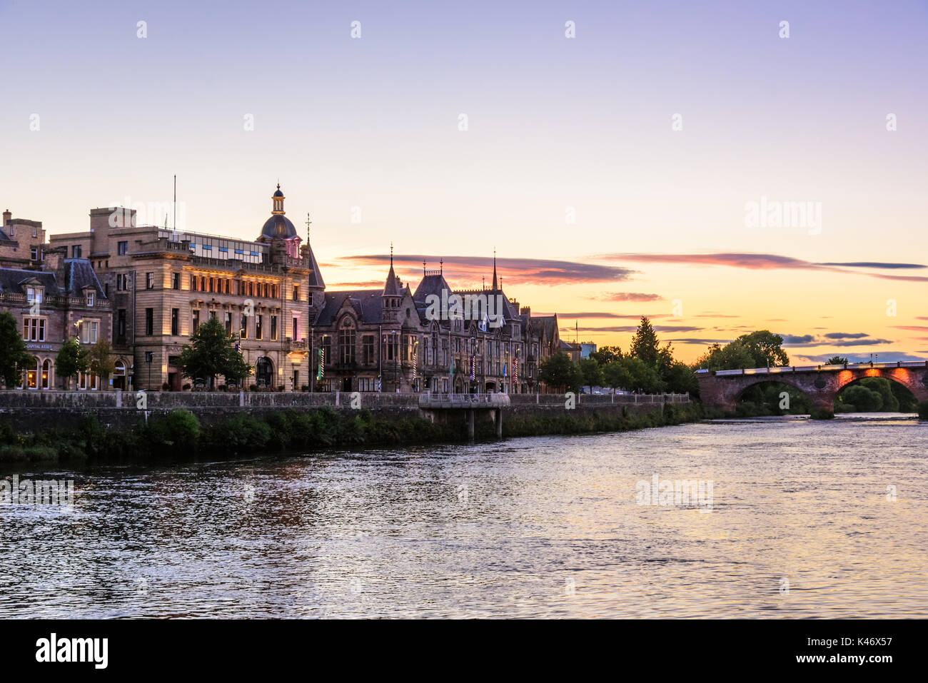 Perth scotland city centre hi-res stock photography and images - Alamy