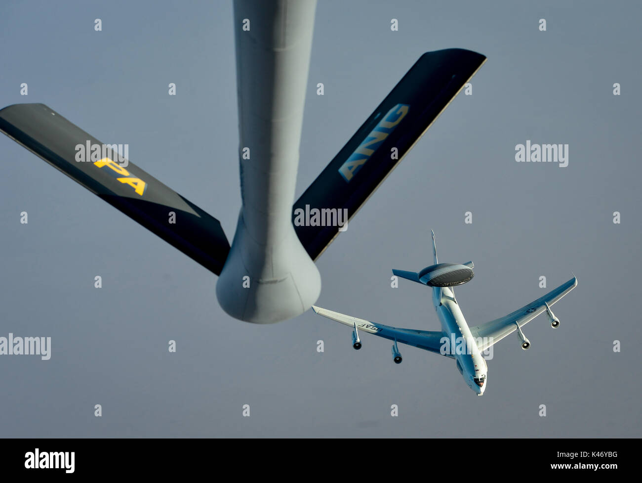 E 3 sentry awacs refueling hi-res stock photography and images - Alamy