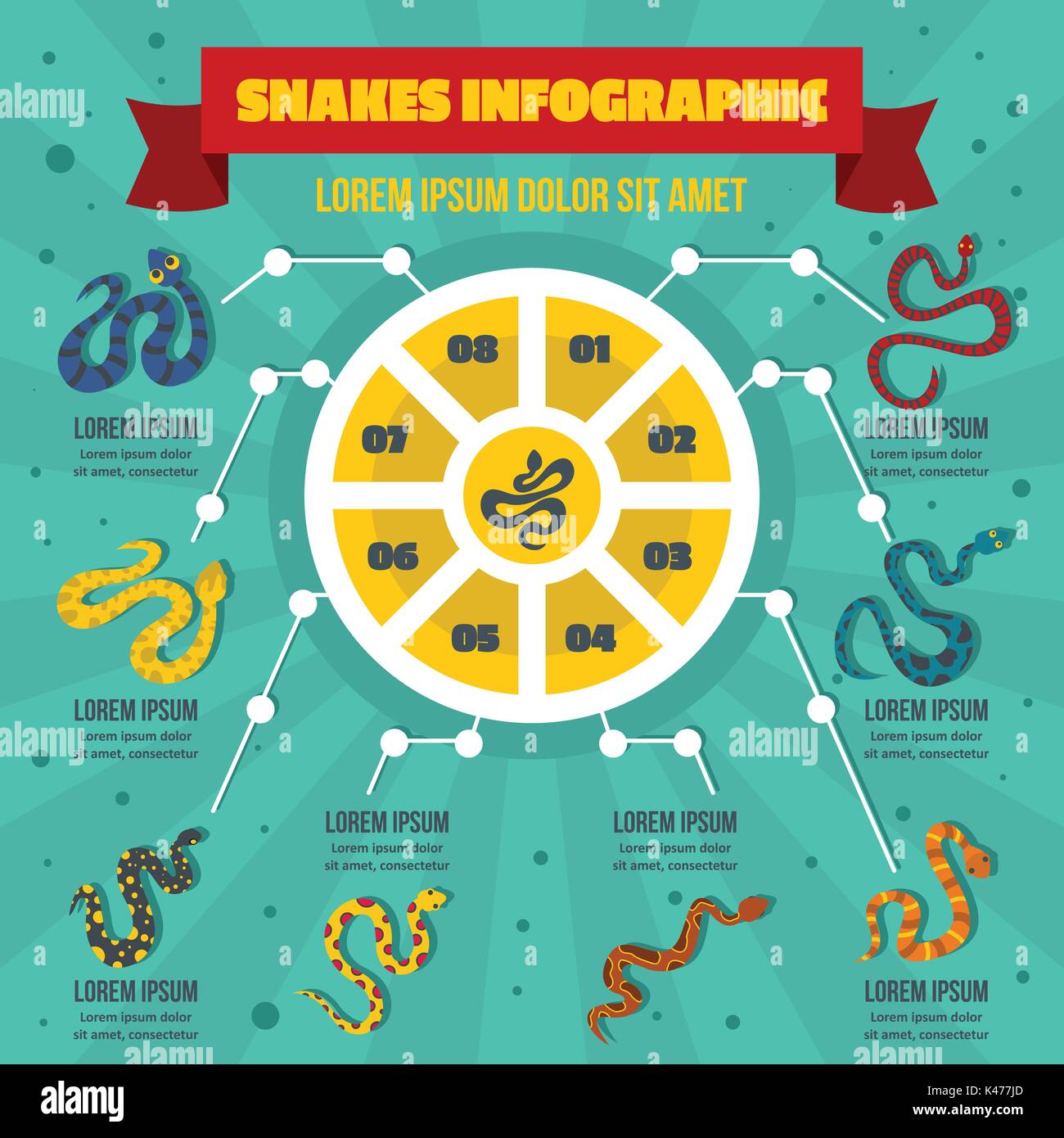 Venomous snake diagram Stock Vector Images - Alamy