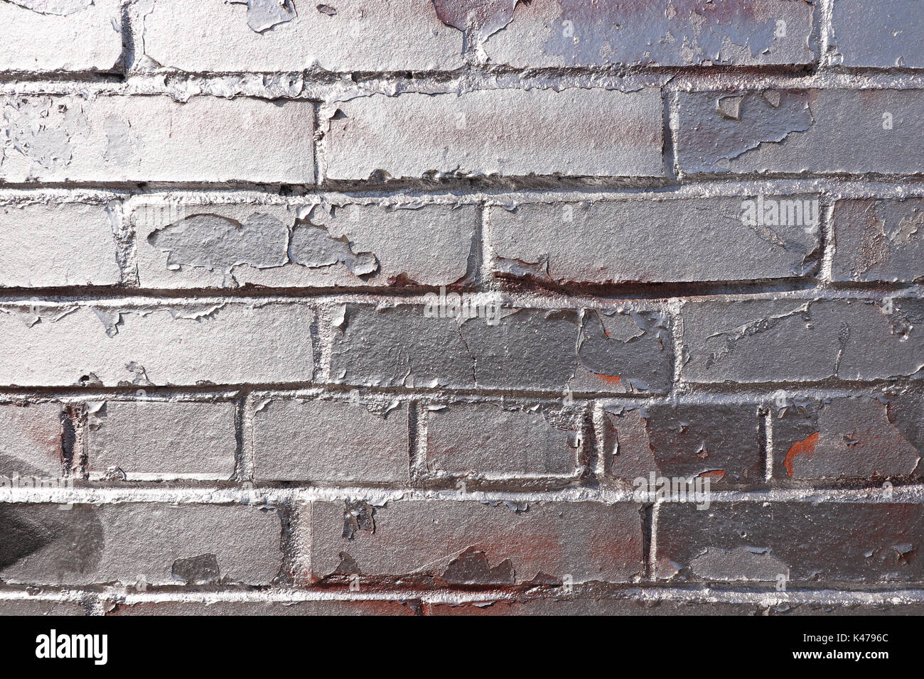 Silver painted bricks hi-res stock photography and images - Alamy