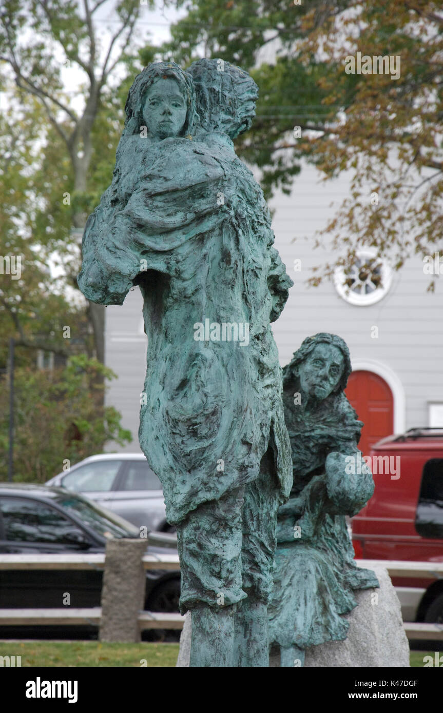 The Irish Famine Monument by Maurice Harron in Cambridge Common ...