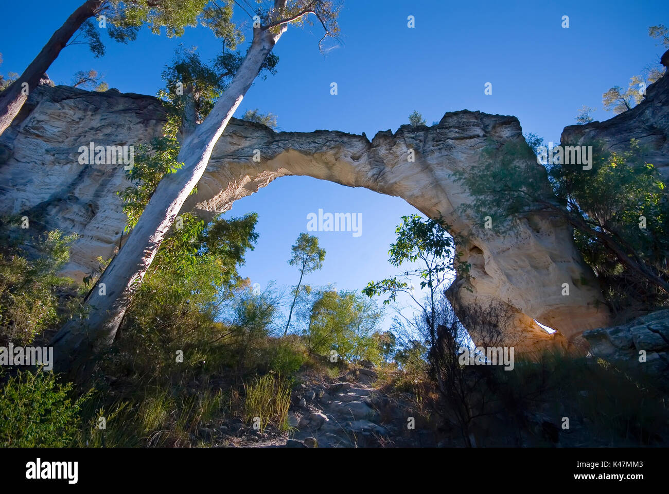 Natural Arch Mt Moffatt National Park Stock Photo - Alamy
