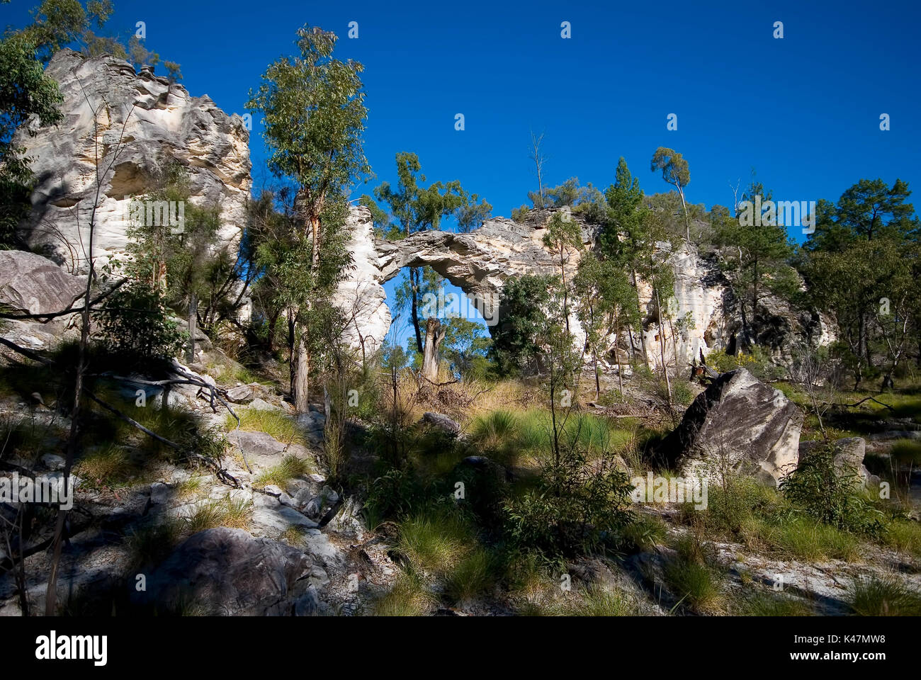 Natural Arch Mt Moffatt National Park Stock Photo - Alamy
