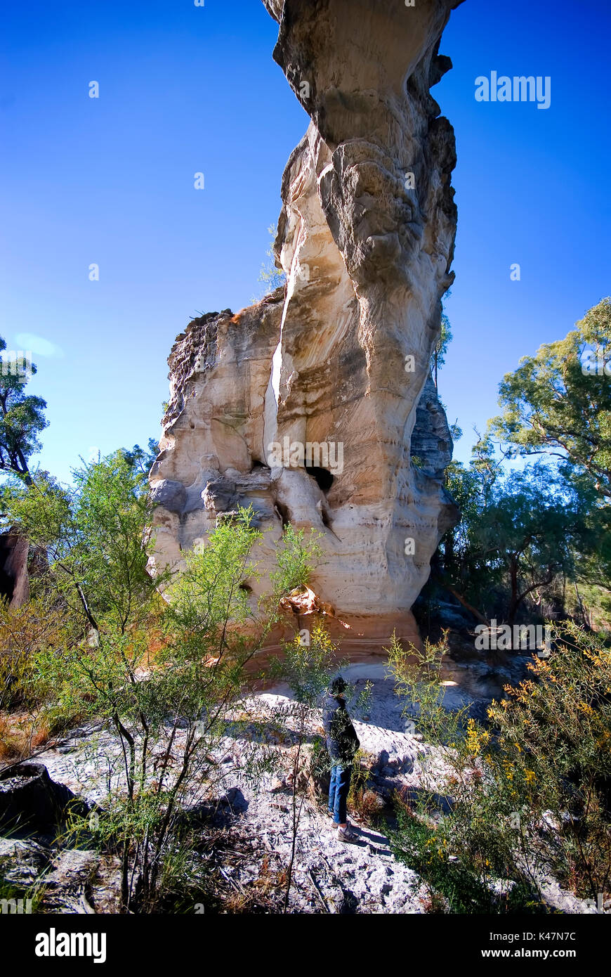 Natural Arch Mt Moffatt National Park Stock Photo - Alamy