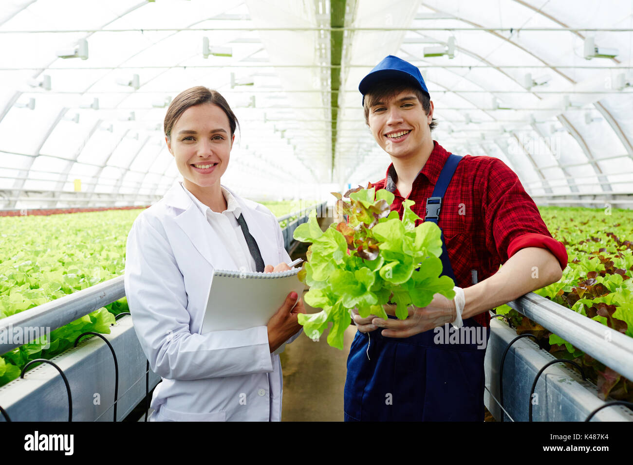 Farmers with crops Stock Photo - Alamy