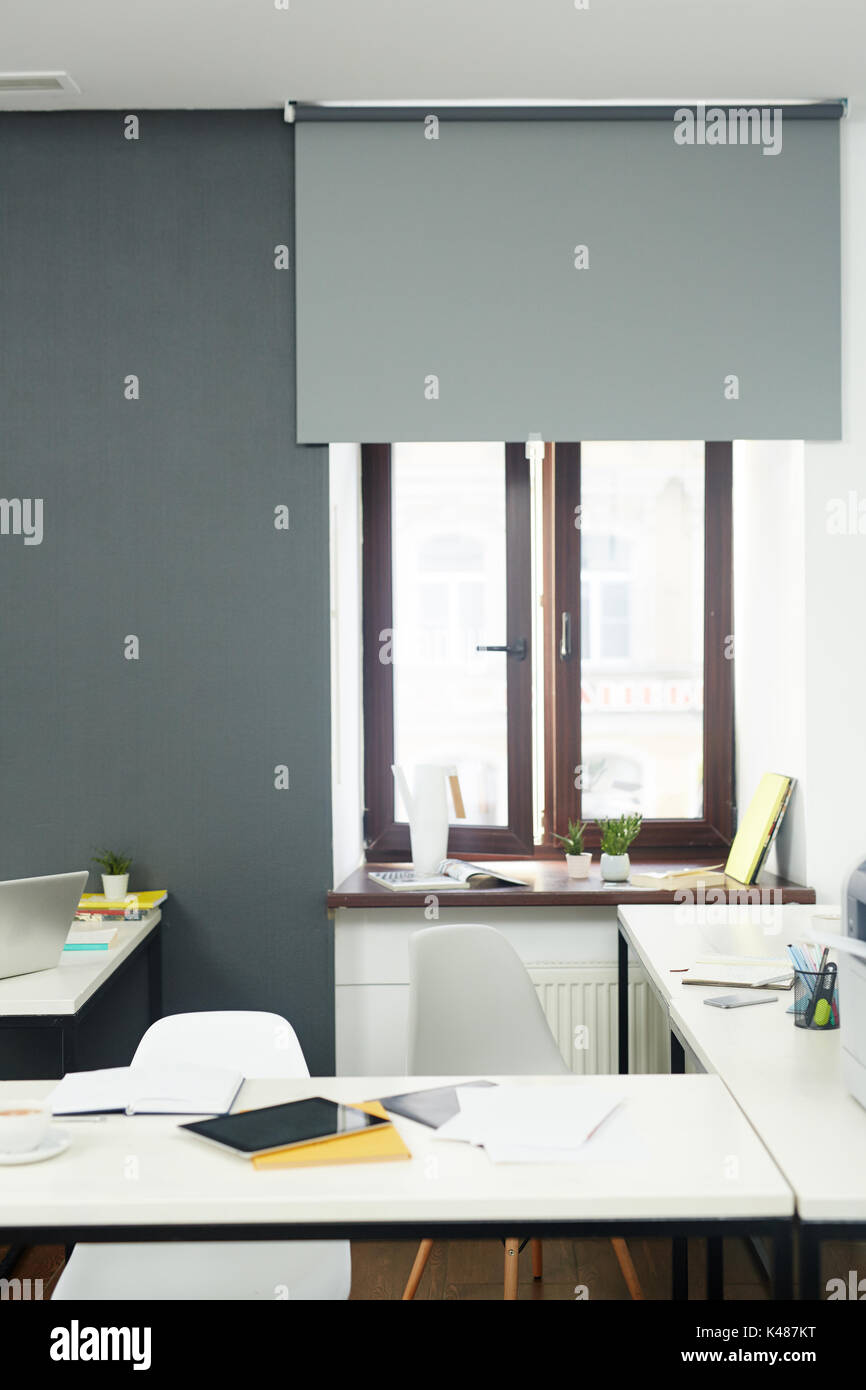 Workplace of economist Stock Photo - Alamy