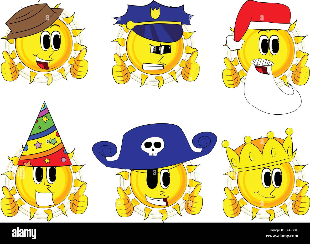 Two thumbs up icon Stock Vector Images - Alamy