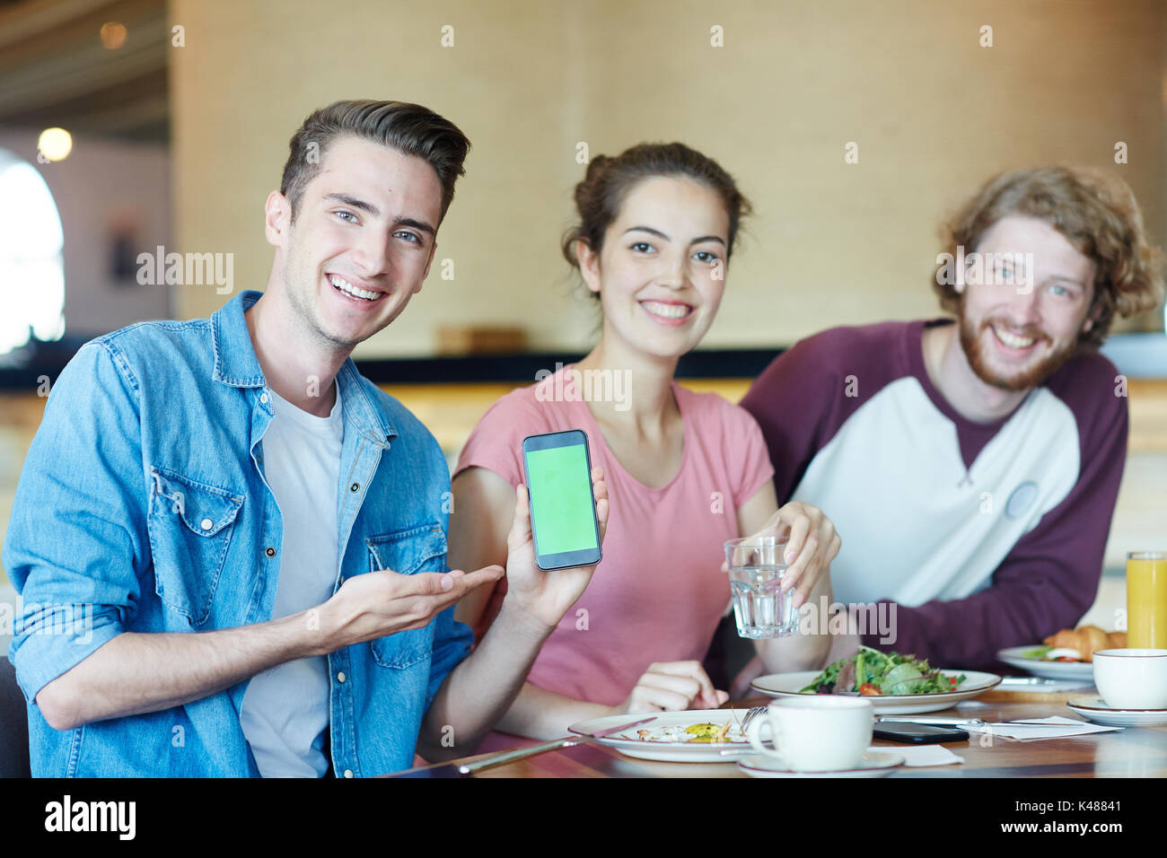 Visit this cafe Stock Photo - Alamy