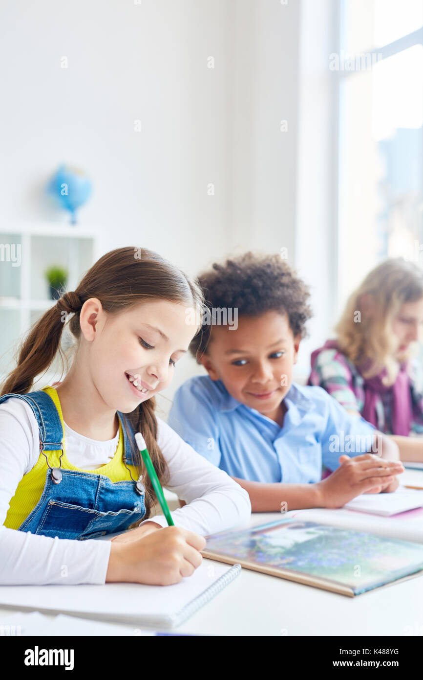 Drawing in school Stock Photo - Alamy