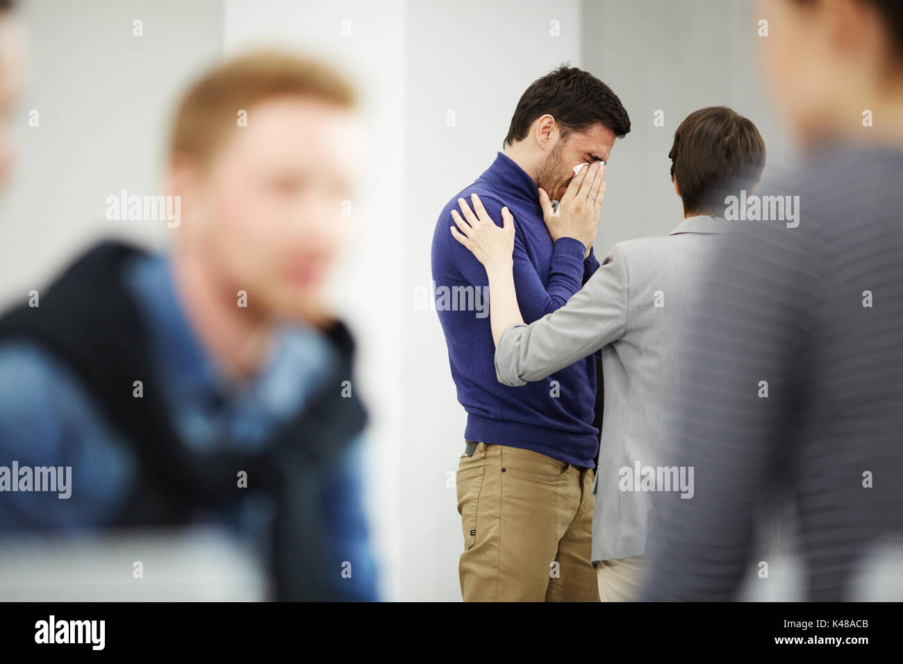 Support of friend Stock Photo - Alamy