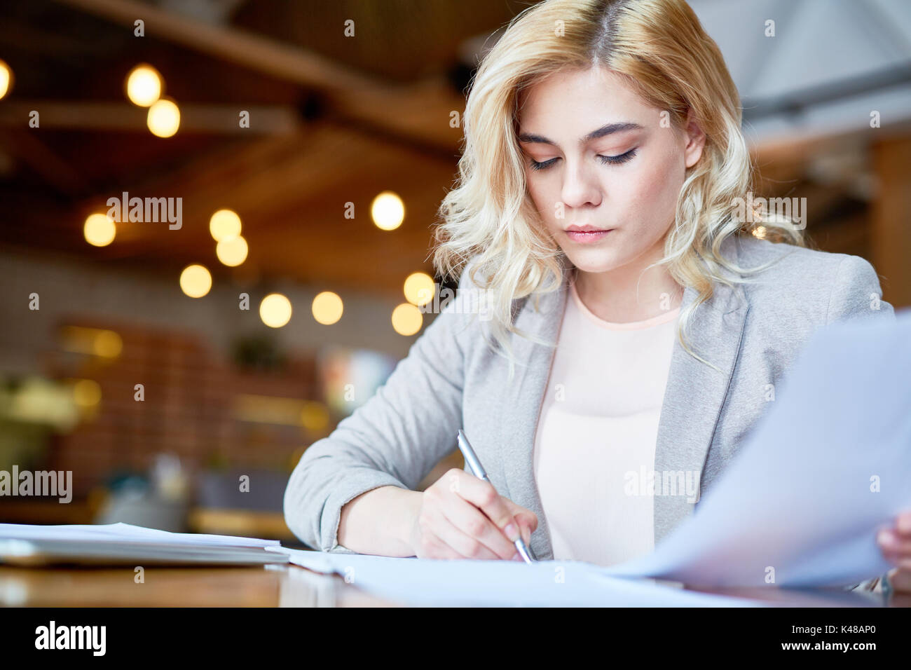 Writing down Creative Ideas Stock Photo - Alamy