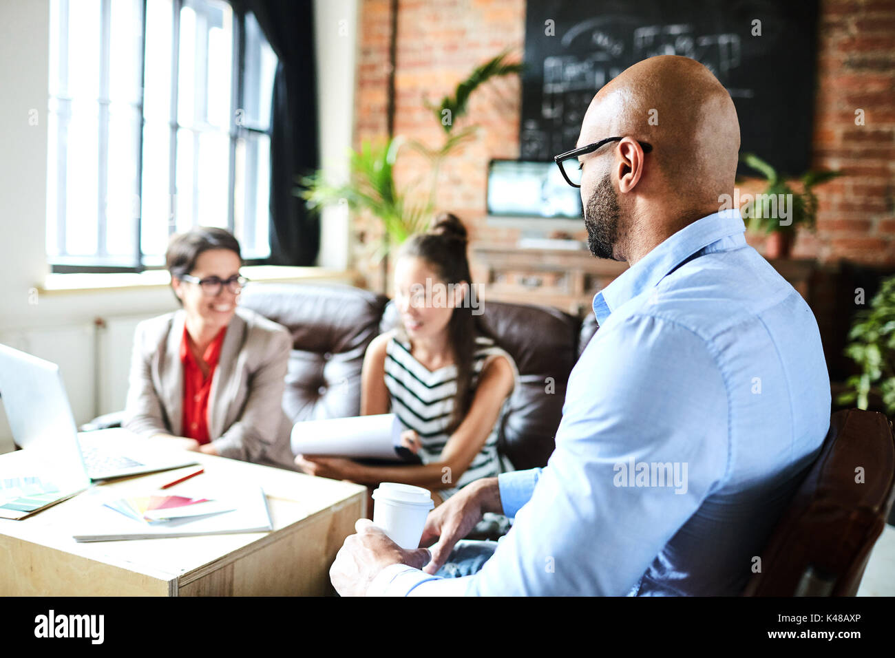 Productive Project Discussion Stock Photo - Alamy