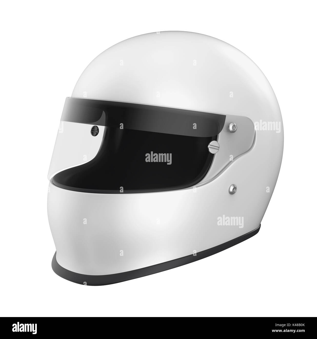Auto Racing Helmet Isolated Stock Photo - Alamy