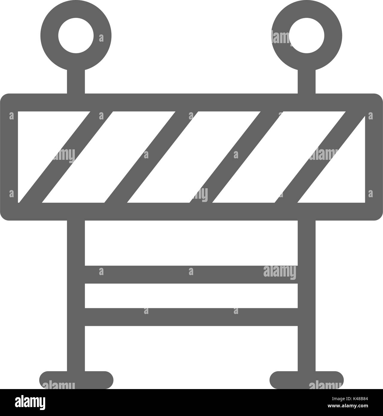 Simple fence icon. Symbol and sign vector illustration design. Editable ...