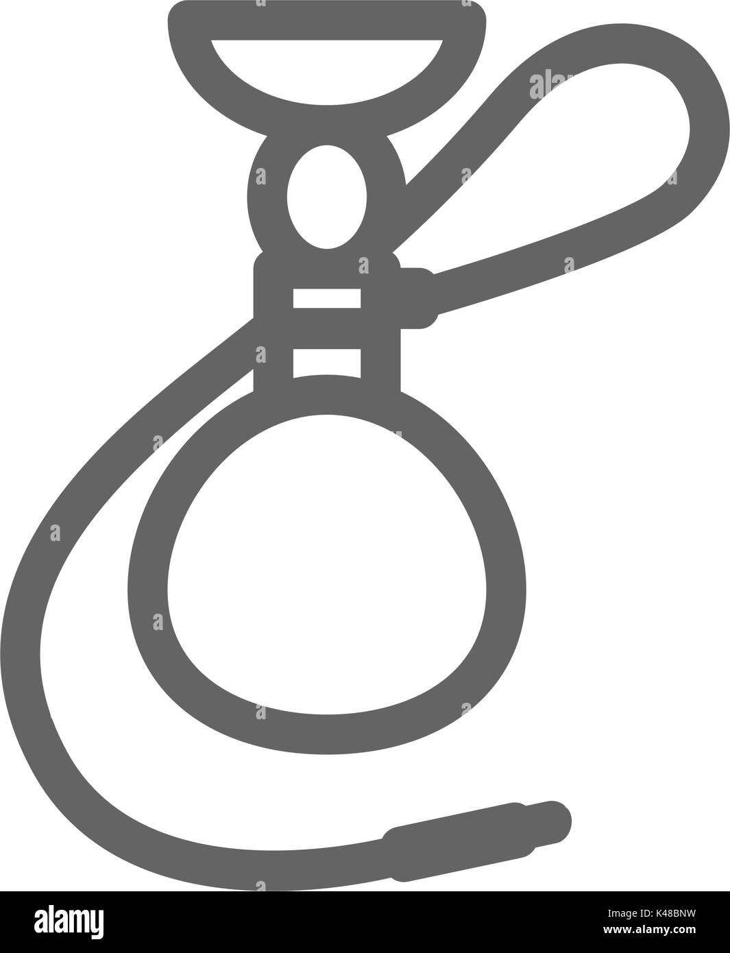 Simple hookah line icon. Symbol and sign vector illustration design ...