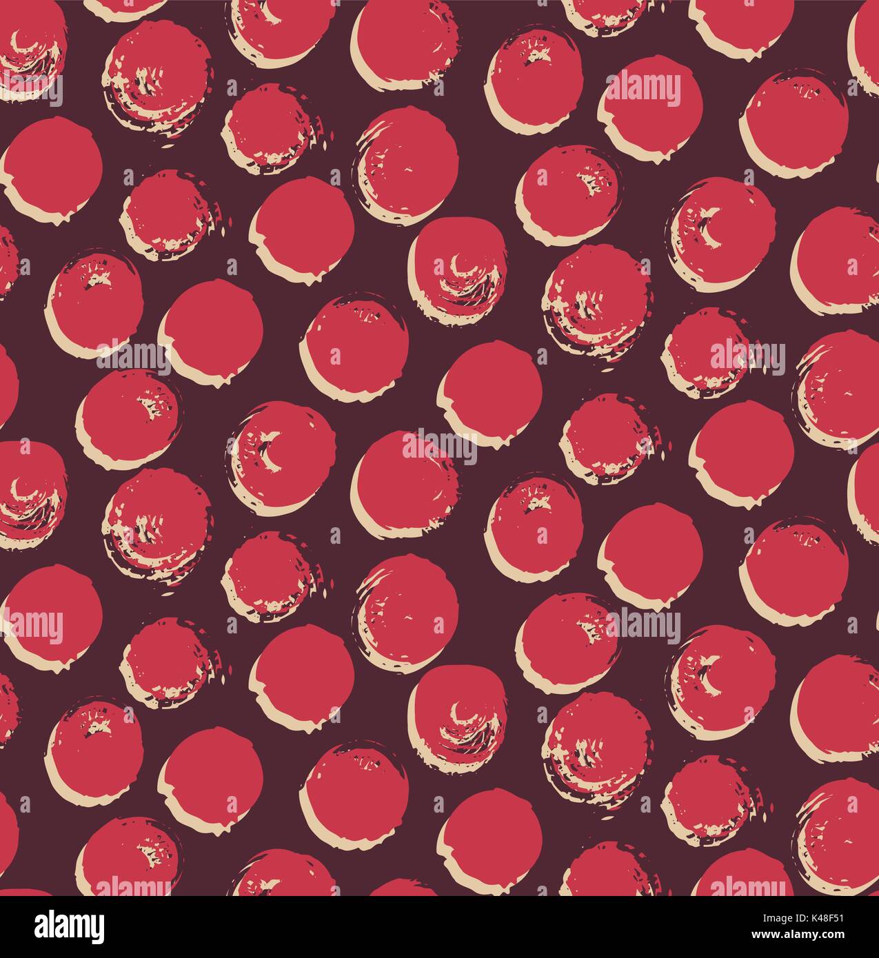 Abstract pattern with round stain. Repeating background with spots ...