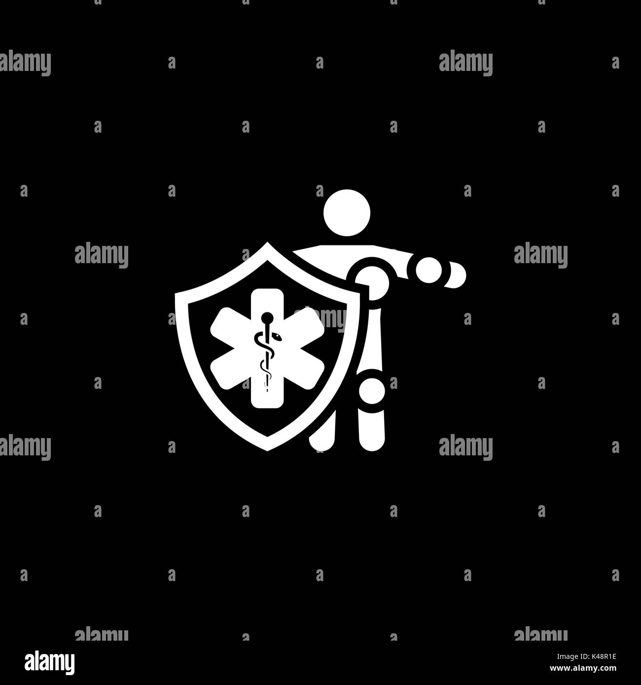 Flat star design Black and White Stock Photos & Images - Alamy