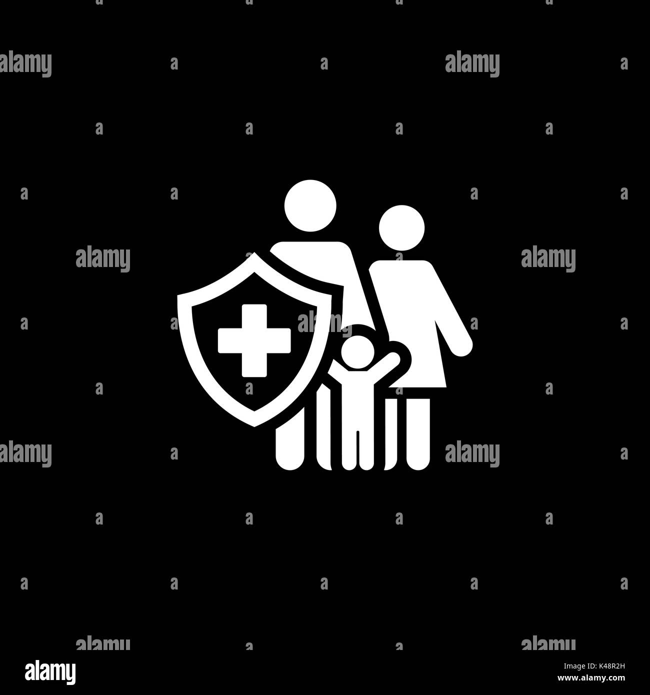 Family healthcare design Stock Vector Images - Alamy