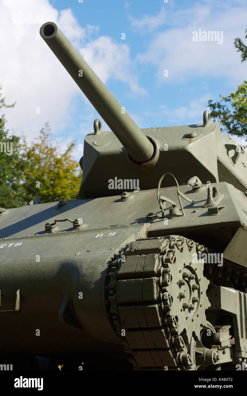 M-10 tank in the memorial museum of the Battle of Normandy, Bayeux ...