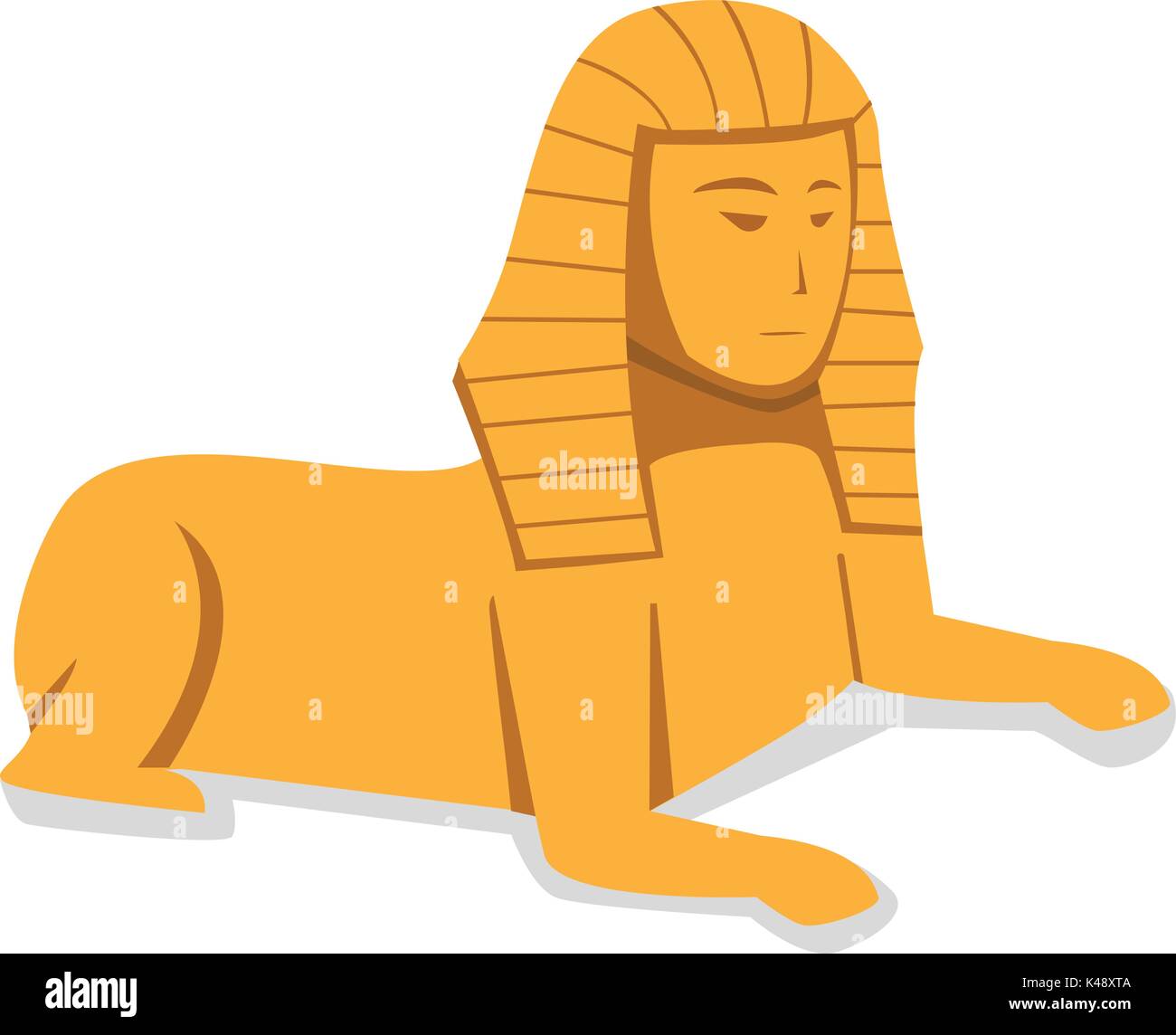 Sphinx giza illustration Stock Vector Images - Alamy