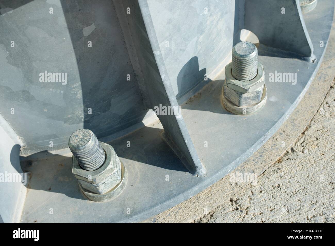 Metal construction pillar bolt hi-res stock photography and images - Alamy